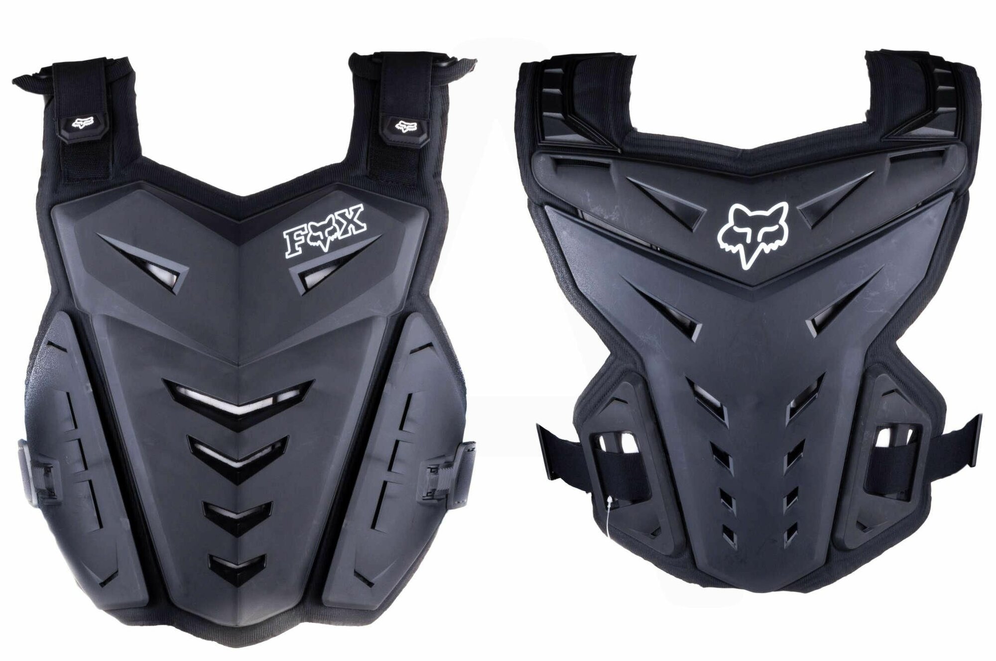 Защита груди/спины панцирь для тела моточерепаха (size: S, L, черный) "FOX"-