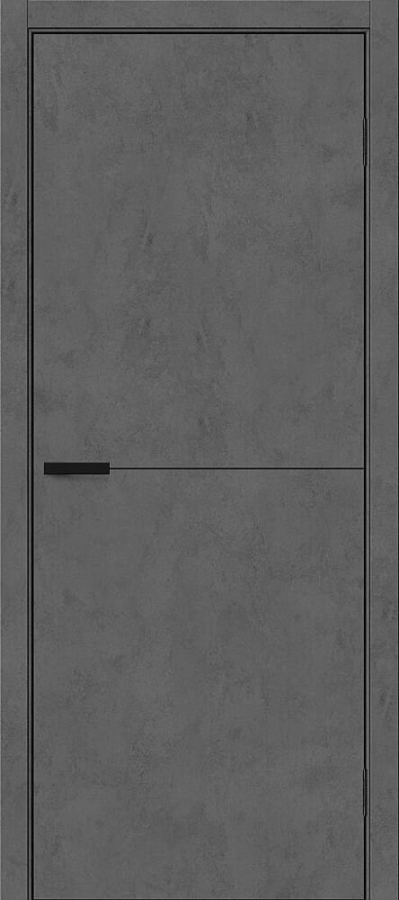 Межкомнатная Дверь с Экошпоном Bravo Браво-0.21. П Slate Art 900х2000мм (полотно 1шт , клоробка, наличник 5шт)) / Браво