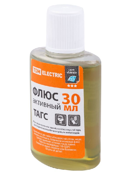 Флюс активный ЛТИ-120, кислотный, 30 мл, серия "Алмаз" TDM