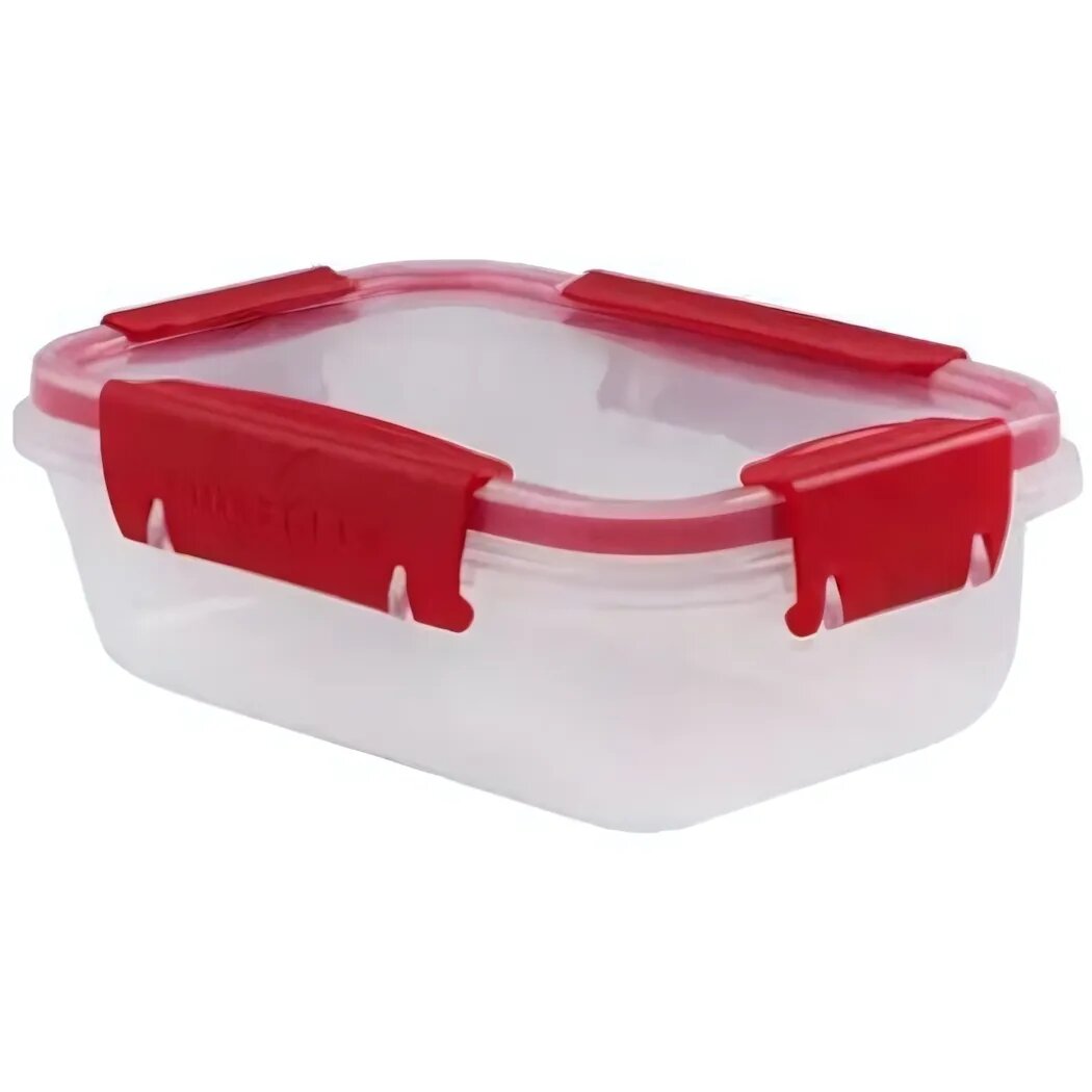 Контейнер для продуктов 0,5л «BUTTERFLY», герметичный, красный, для хранения