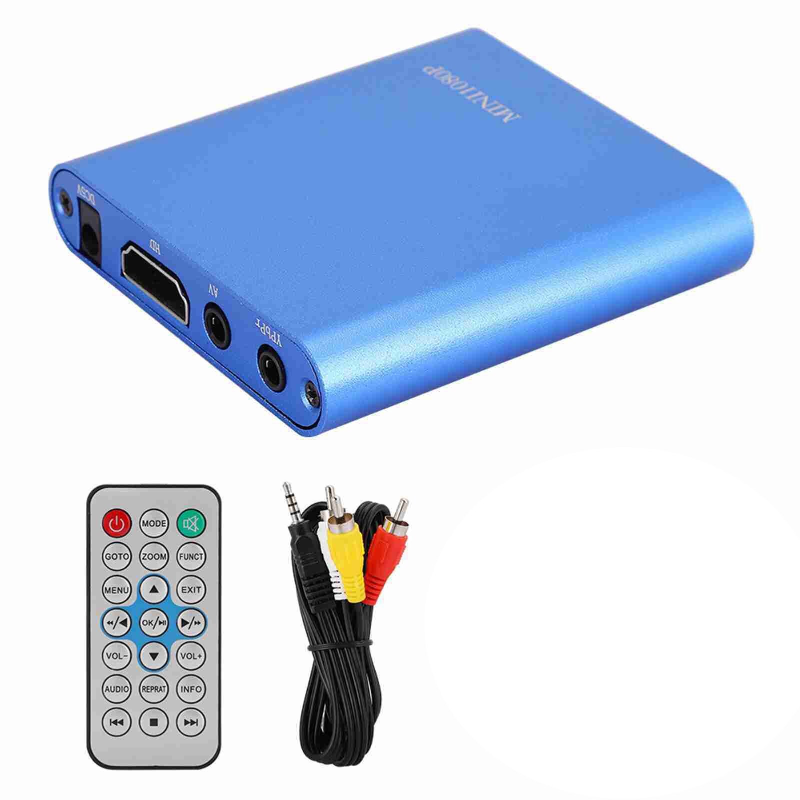 Мини-1080P HD мультимедийный интерфейс, цифровой медиаплеер, декодер жесткого диска с дистанционным управлением