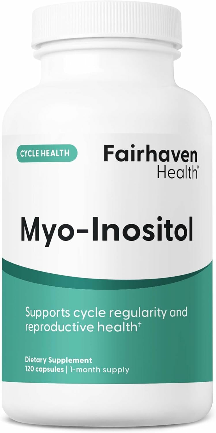 Мио инозитол, Fairhaven Health, Muo Inositol, мио-Инозитол в капсулах, 500 мг, 120 шт.