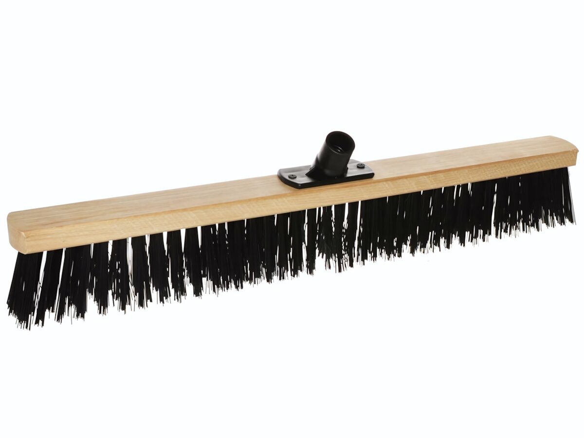 Щетка техническая Wood 640мм, натуральное дерево, жесткая щетина для уборки