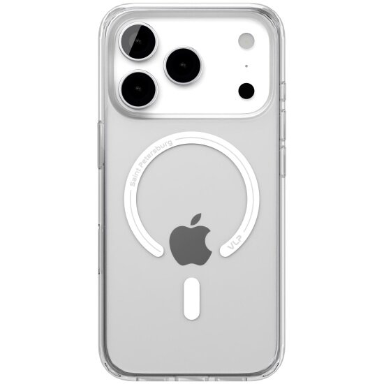 Чехол Vlp для Apple iPhone 17 Pro Diamond Case, с MagSafe, прозрачный