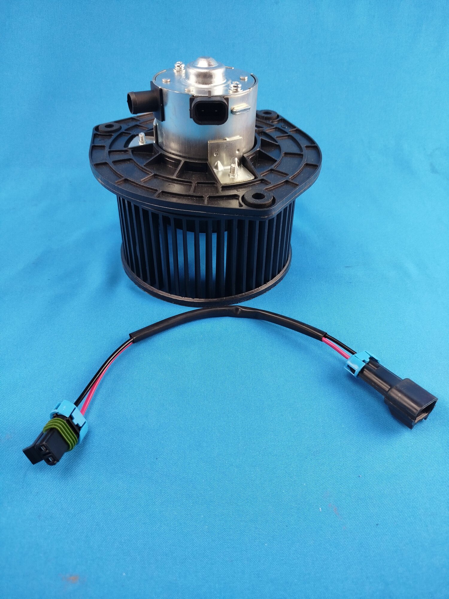 Мотор печки "прамо" для автомобилей ВАЗ 2110-12 н/о, Шевроле-Нива, Приора, Калина