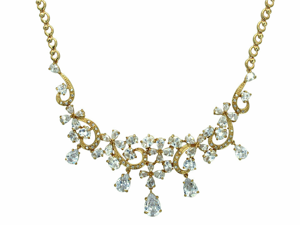 Колье, фианит