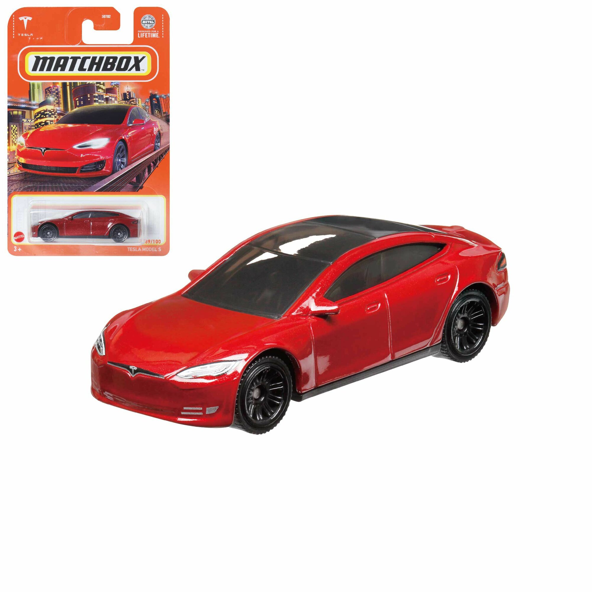 Машинка Matchbox 2024-30782: Tesla Model S