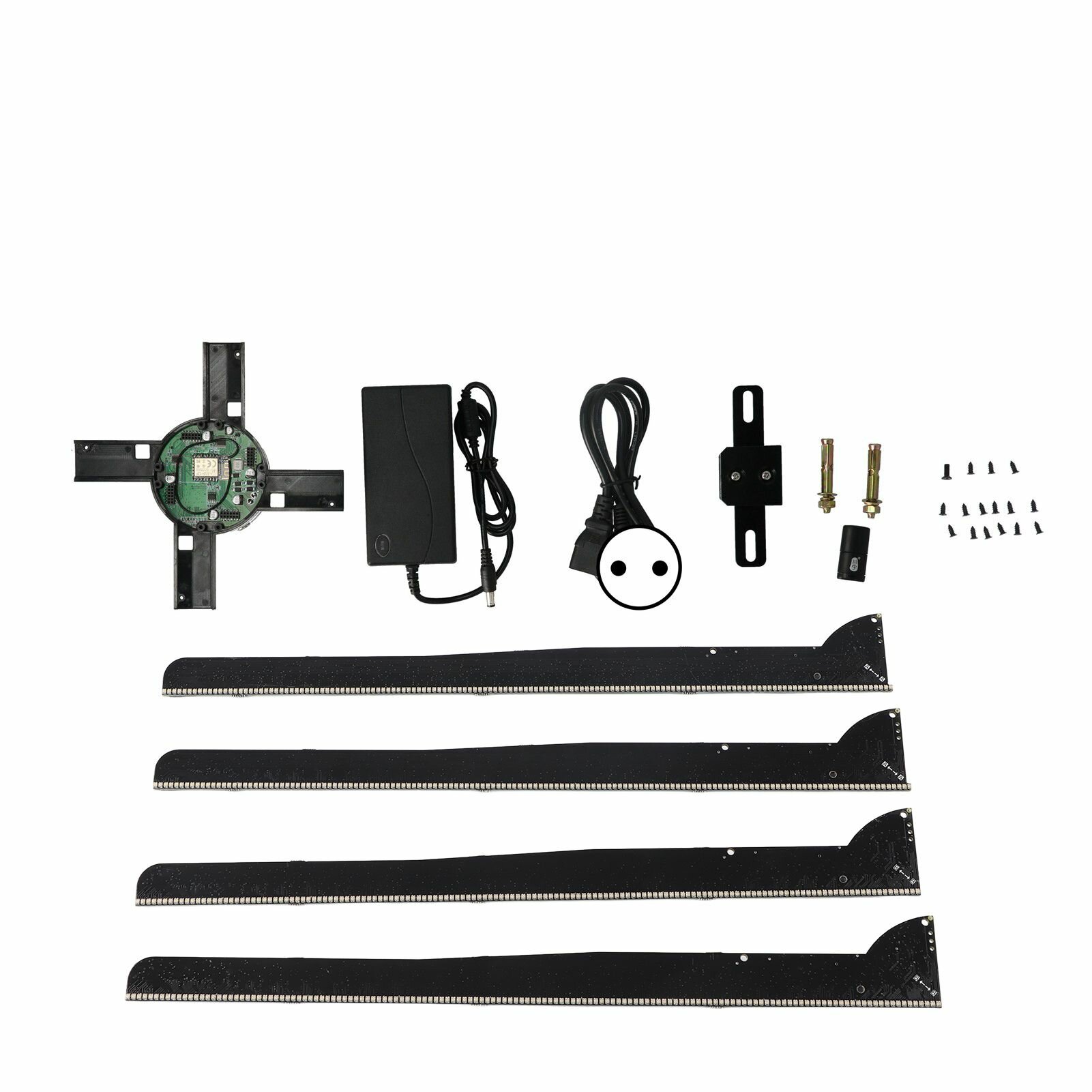 3D голографический вентилятор-проектор для рекламы (MP4, JPG, GIF, MOV) (EU Plug)