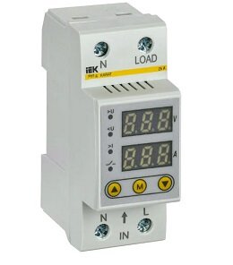 Реле напряжения и тока РНТ-д однофазное 36мм 25А IEK IVC21-1-25 EL