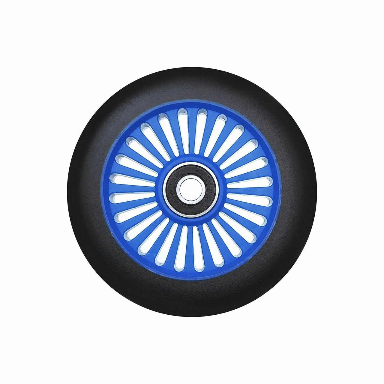 Колеса трюкового самоката Comiron 100 мм. Pu + Abec-9 Blue/Black