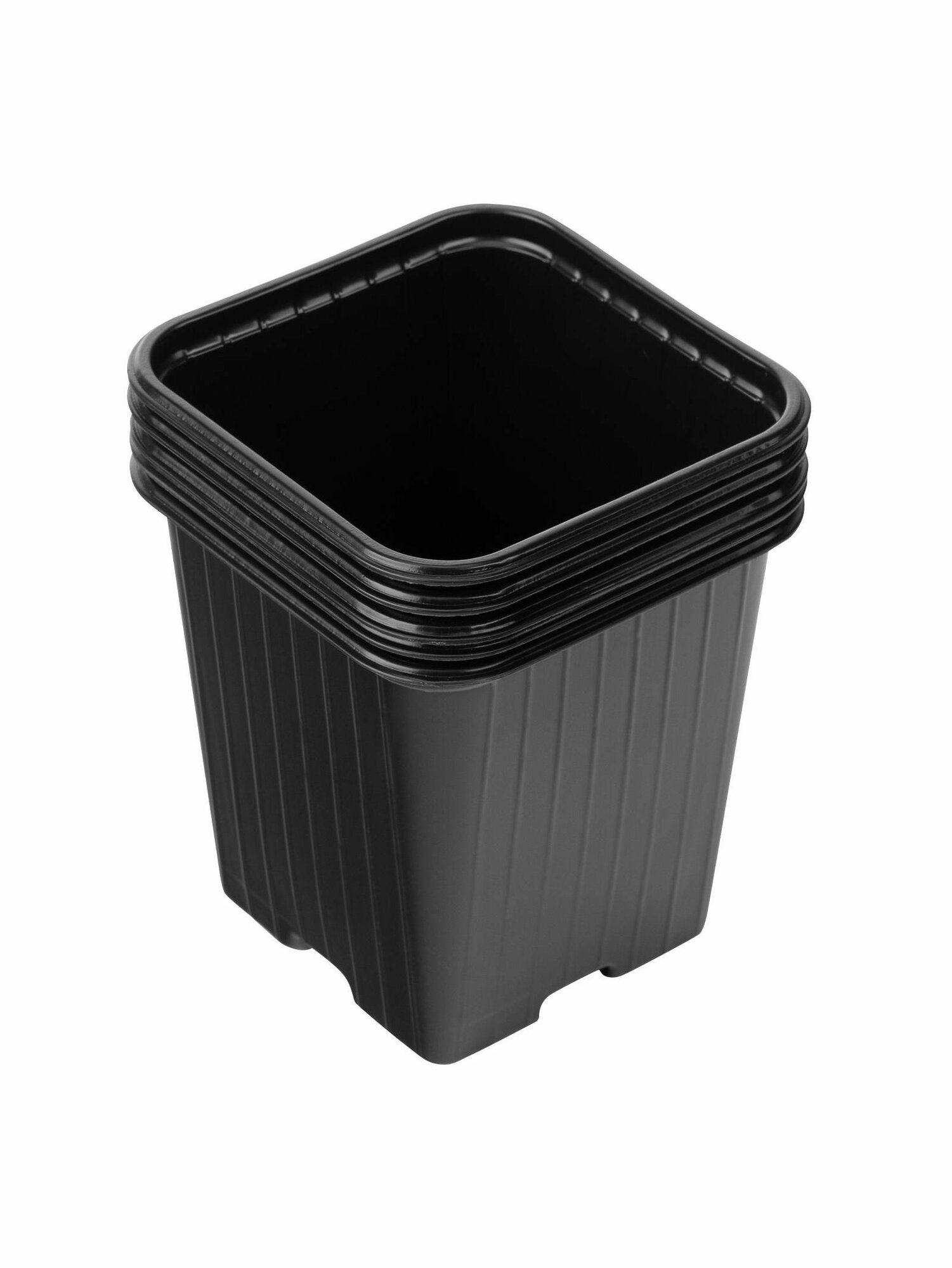 Горшочек для рассады, 90 х 90 х 95 мм, полистирол, 5 шт, Россия 64340