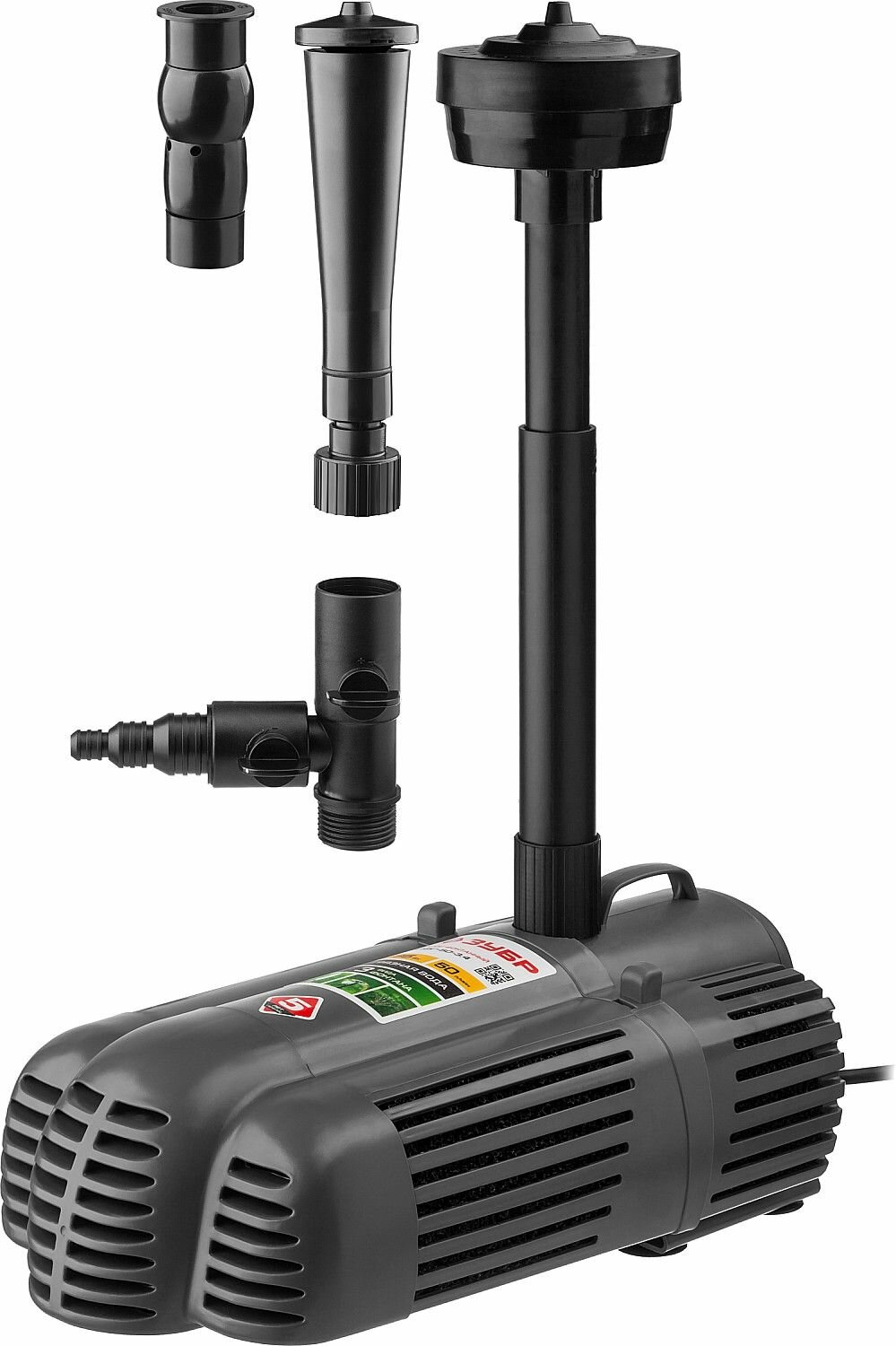 Фонтанный насос ЗУБР, 85 Вт, для грязной воды ЗНФГ-50-3.4