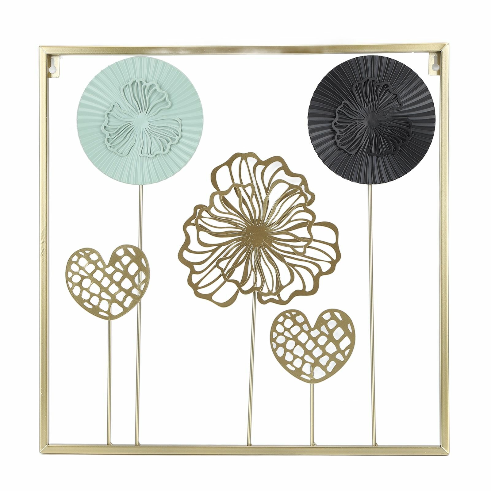 Металлический настенный декор в скандинавском стиле, полая художественная скульптура для интерьера