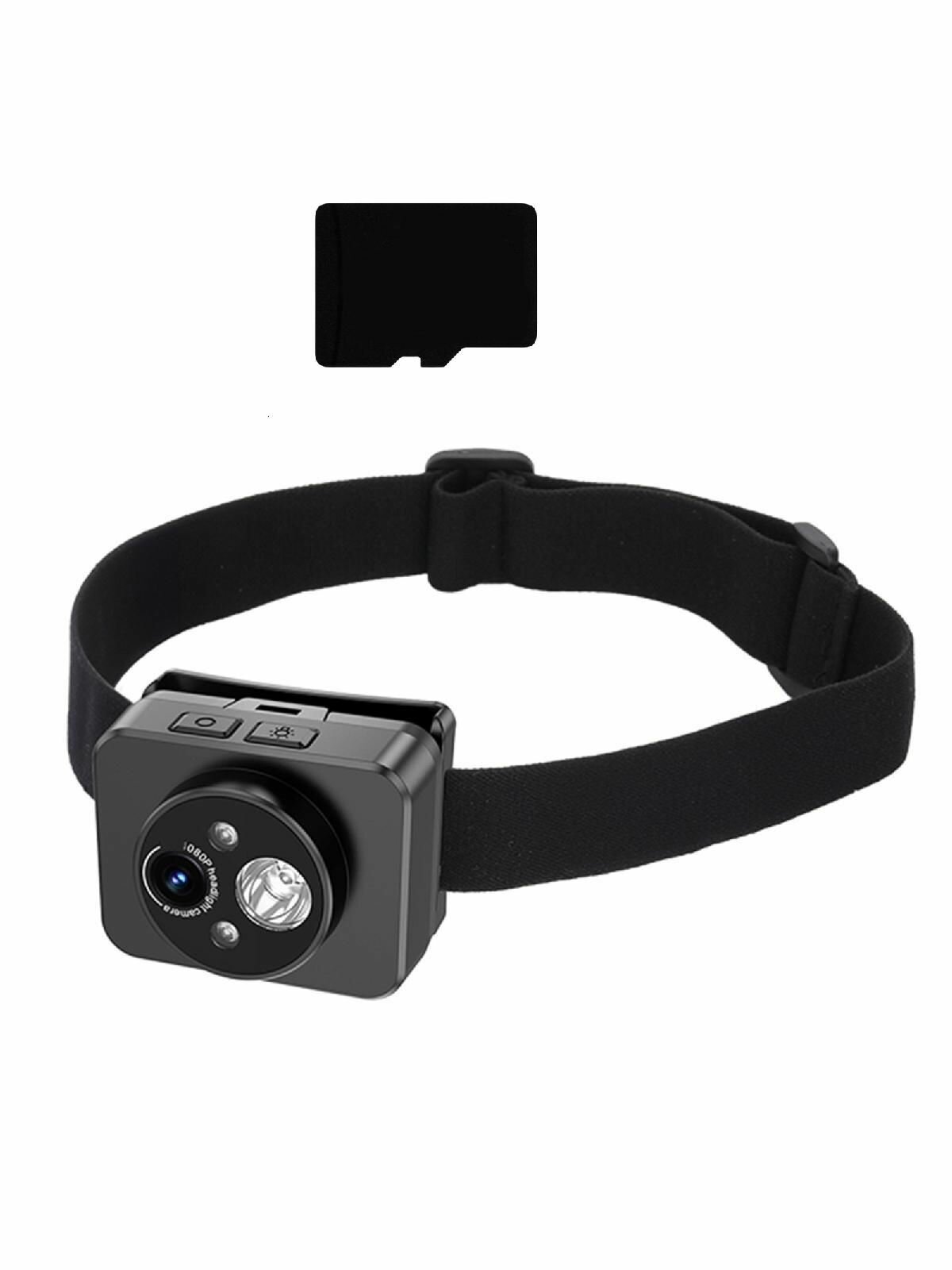 Экшн-камера для животных, Камера для освещения фар, спортивная камера на открытом воздухе с картой памяти -с объемом памяти 128 ГБ