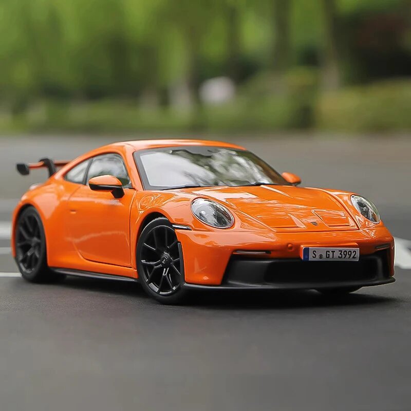 WELLY 1:24 Porsche 911 GT3 RS синяя модель автомобиля
