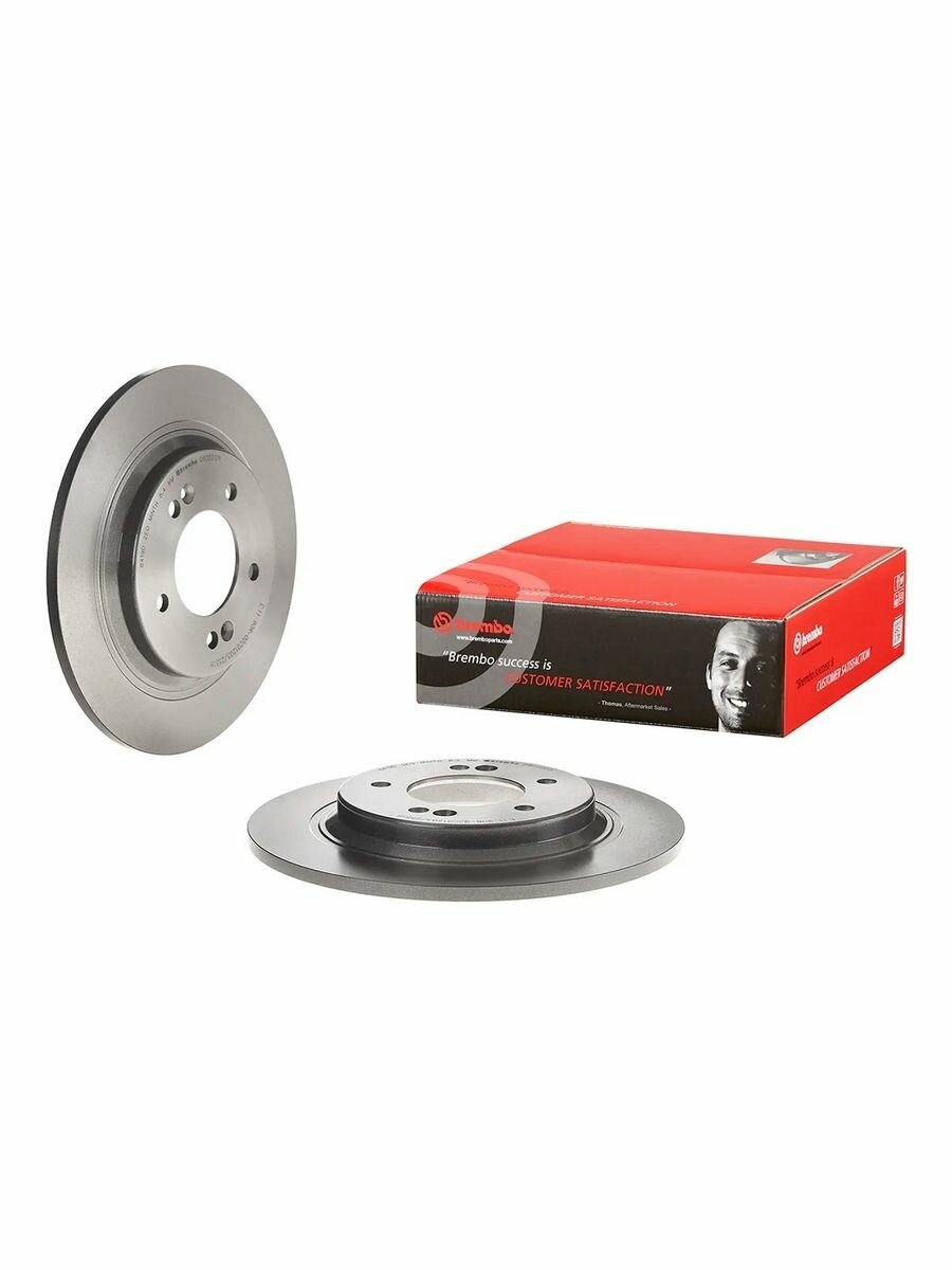 Диск тормозной задний BREMBO 08D22011 для HYUNDAI Grandeur, KIA Ceed