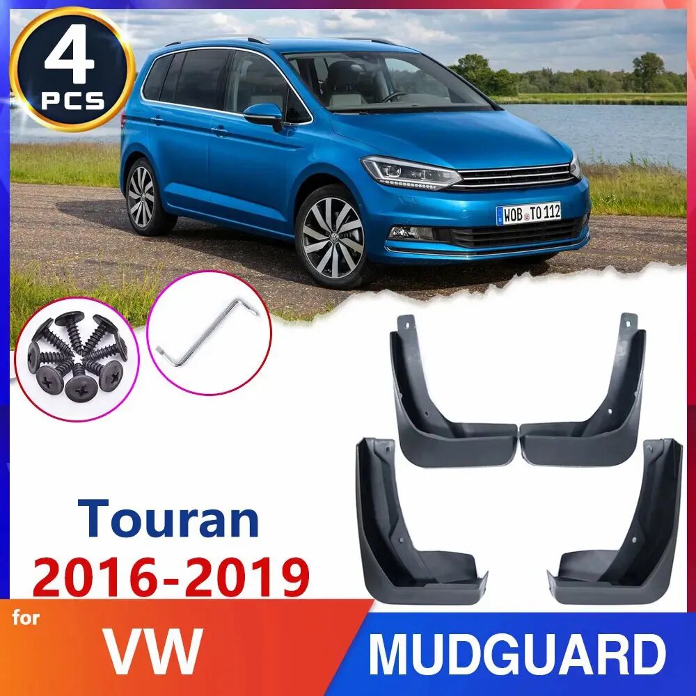 Автомобильное крыло с откидной крышкой для Volkswagen VW Touran 2016 2017 2018 2019 MK2 2-я защита, внешние аксессуары, товары, брызговики, брызги