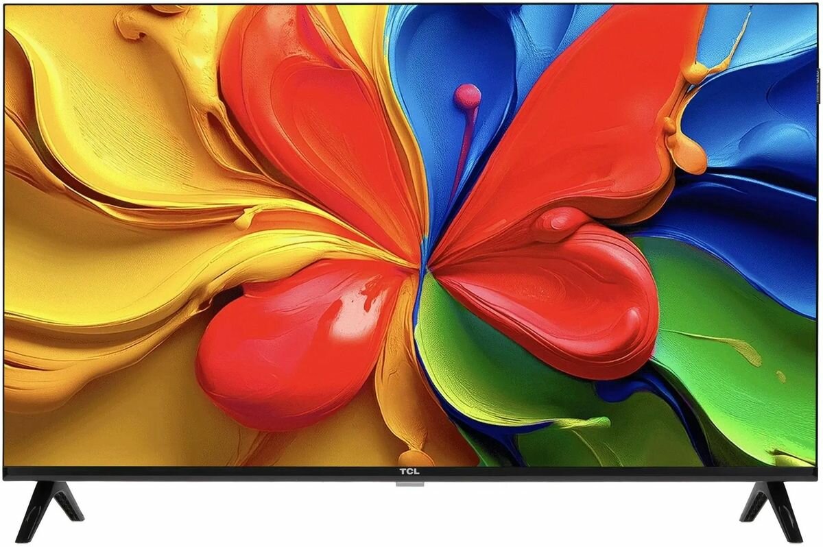 32" Телевизор TCL 32S5K-UZ QLED, FULL HD, черный, смарт ТВ, Google TV