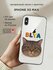 Чехол на Apple iPhone XS Max / Айфон XS Max с принтом "Серый котик", прозрачный