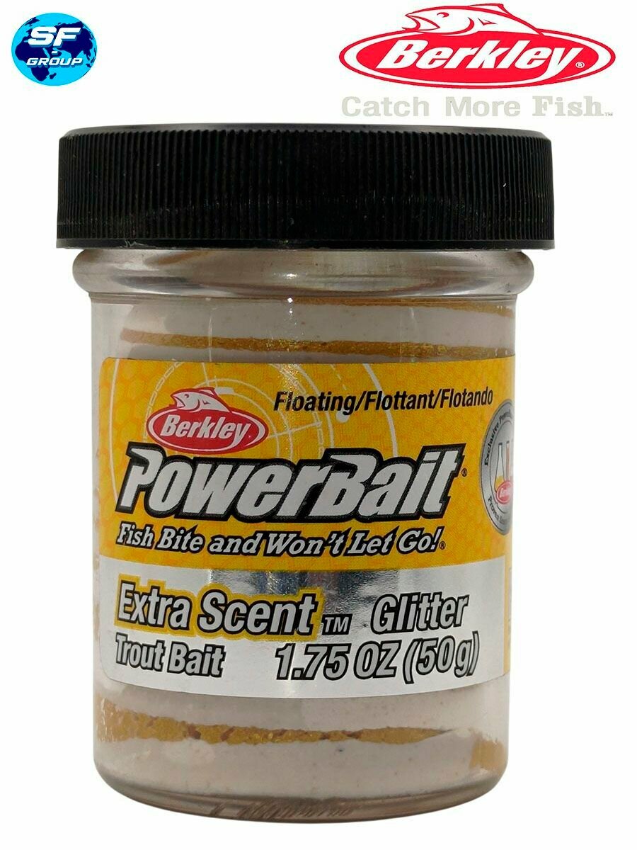 Паста Berkley PowerBait Extra Scent Trout Bait Gold Vein 50g