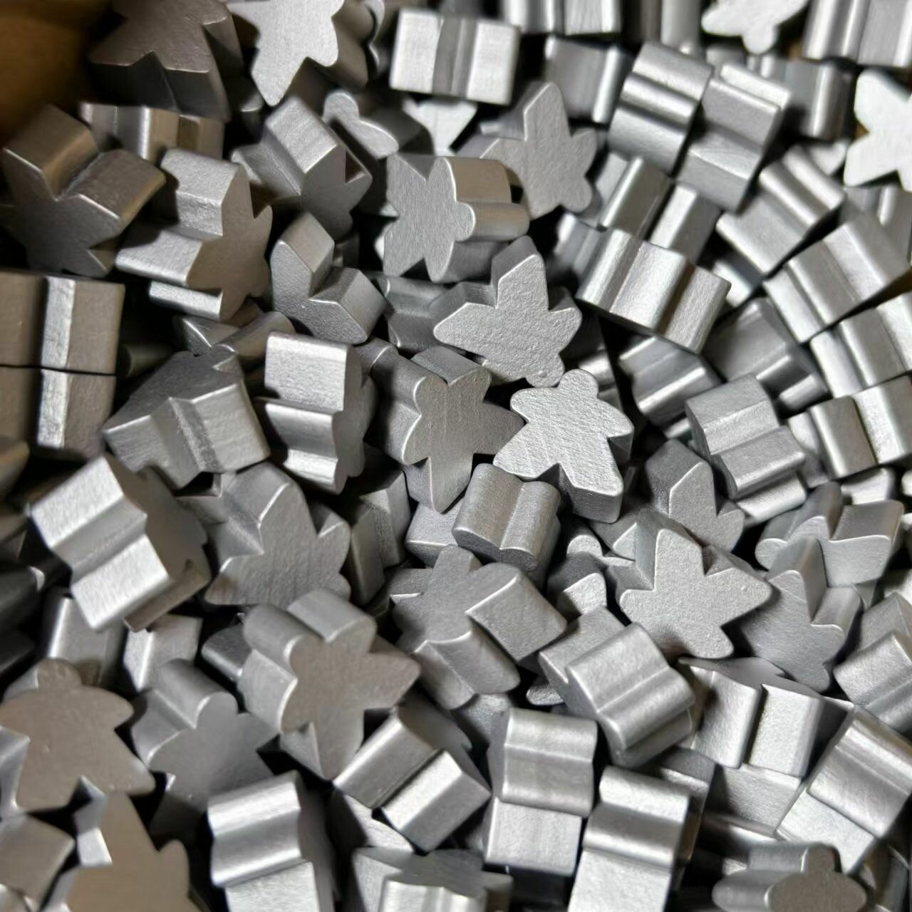 50 Meeples деревянных фигурок миплов 16 цветов (Каркассон) - аксессуары для настольных игр, запасные части