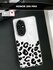 Чехол на Honor 200 Pro / Хонор 200 Про с принтом "Окрас леопарда фон черный", пр...