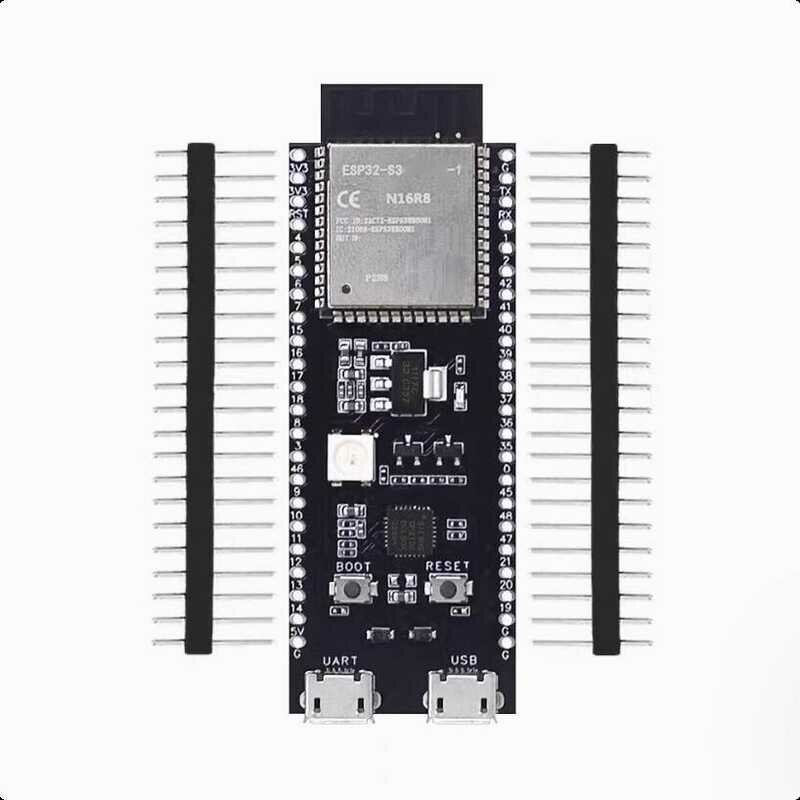 Модуль Платы РазРаботки ESP32-S3-DevKitC-1 Оснащенный МодулеМ ESP32-S3-1-N16R8 WIFI Тип опции доставки: Встроенн-S3 N16R8бе