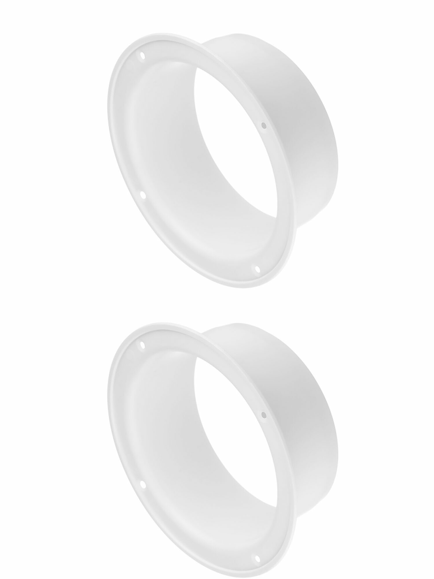 Фланец для круглых воздуховодов d125 мм пластиковый (2 шт.)