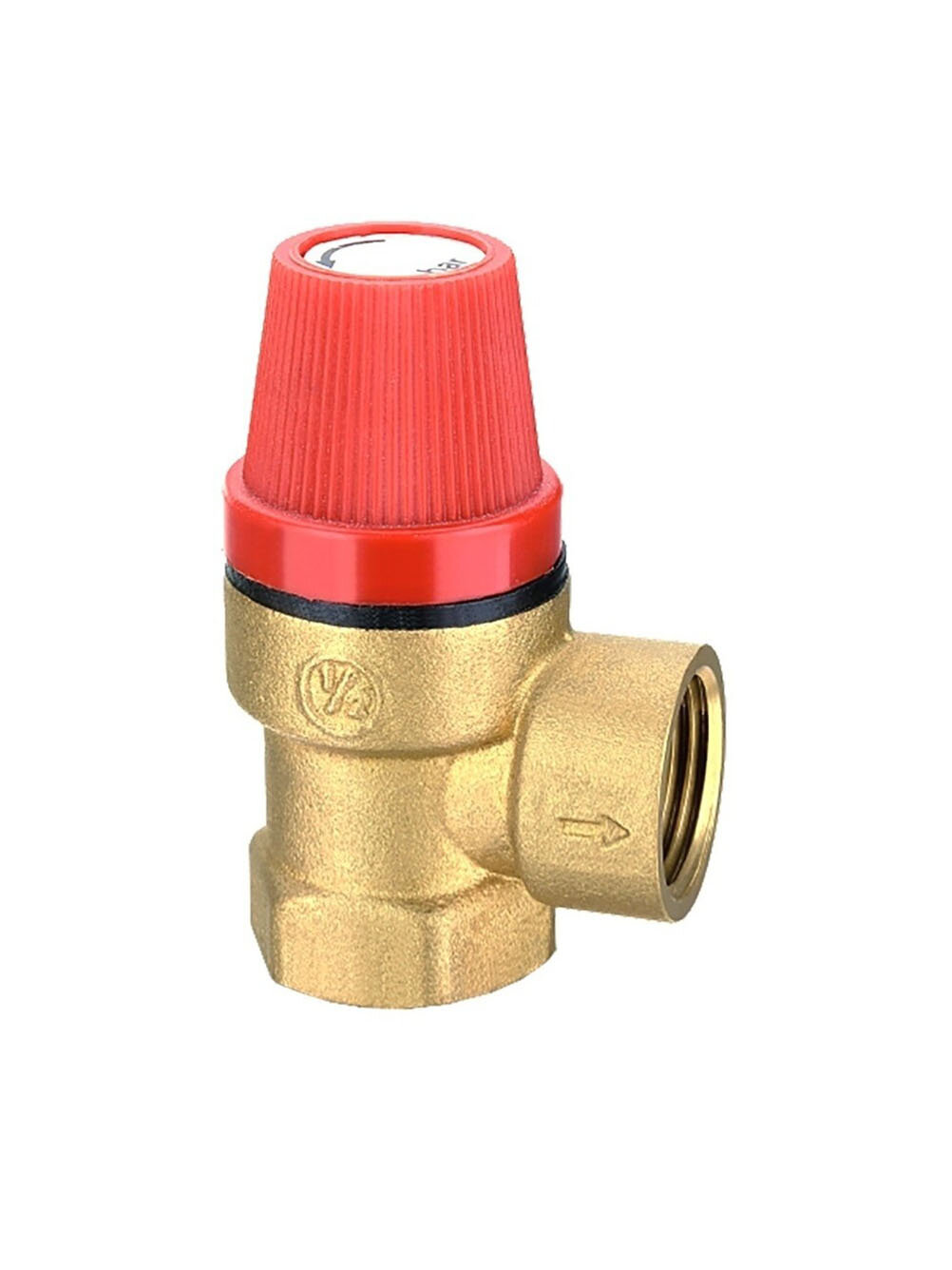 Клапан предохранительный Термо 1/2 ВР(г) х 1/2 ВР(г) 3 бар для систем отопления 120 град C KVs 0,5