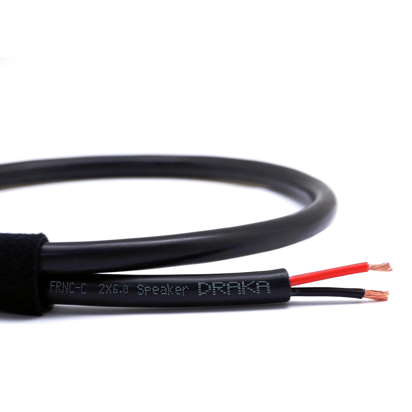 Кабель акустический на метраж Draka Speaker 2x6 FRNC-C, 1 м