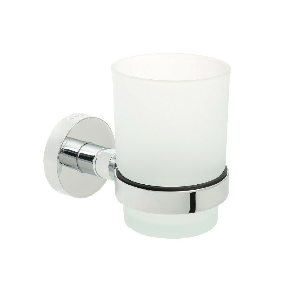 Fixsen Подстаканник одинарный хромированный, стильный металлический аксессуар для стола