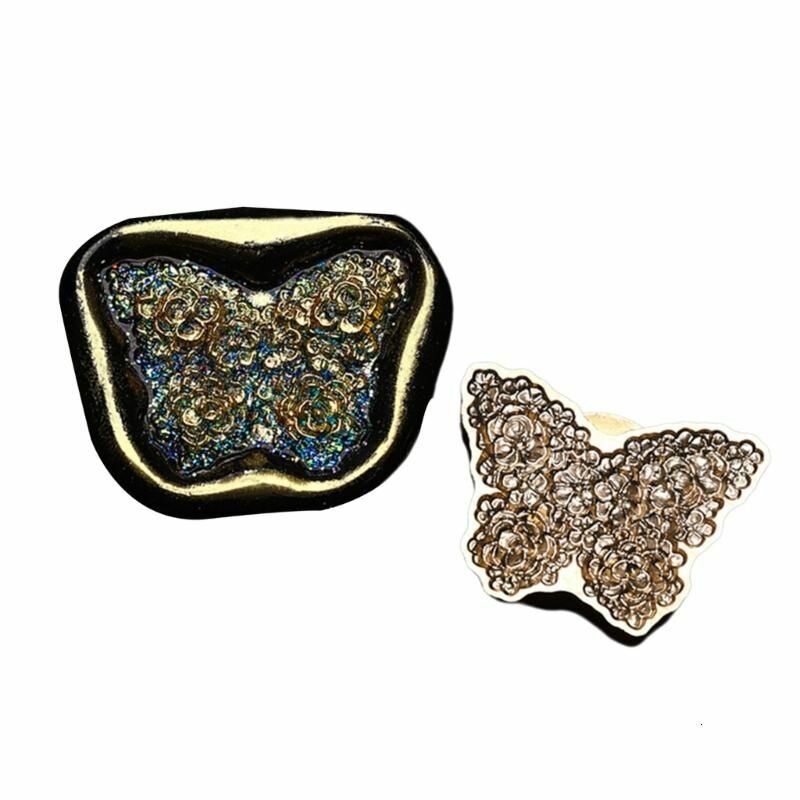 Восковая печать "Бабочка", - Цветы и бабочки