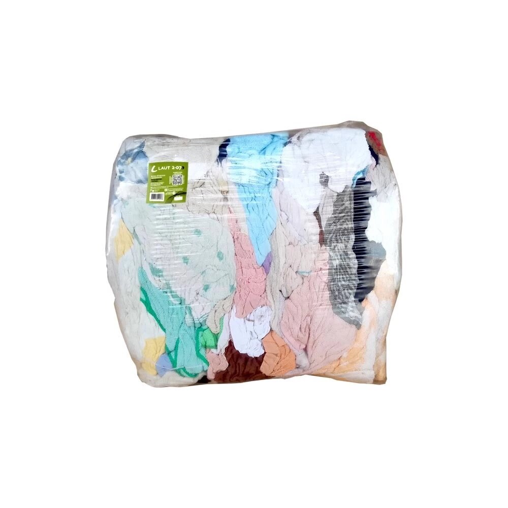 Ветошь 10 кг Laut махра цветная экосорт Laut 2-07Э