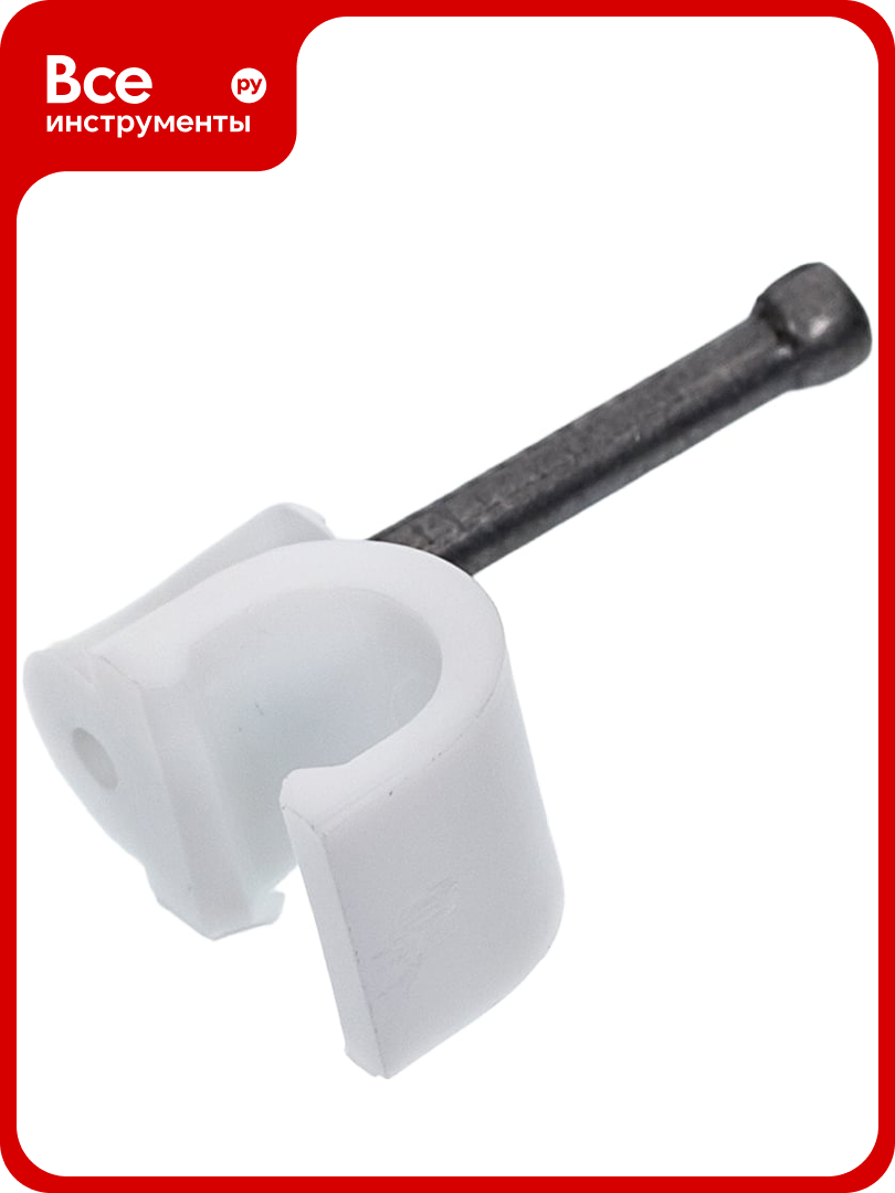 Электроустановочная скоба крепежная техника круглая, №6 50 шт. 55502