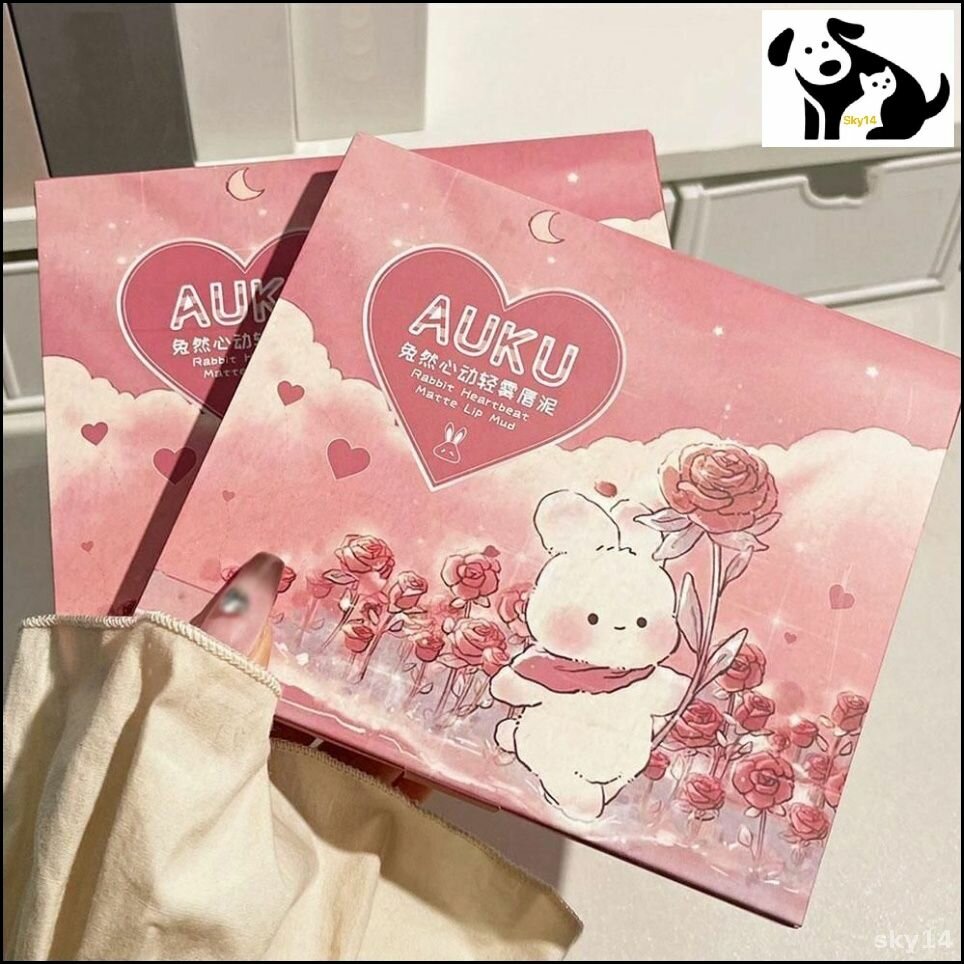 Эксклюзивный набор из 6 матовых водостойких помад Kawaii для стойкого губного макияжа в грязевой палитре