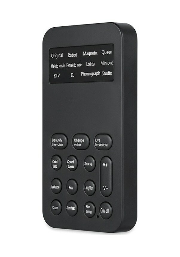 Мобильный компьютерный звуковой кард для прямой трансляции, мини, изменитель голоса, внешний, черный, 1 шт. основное устройство, 1 шт. кабель данных, 1 шт. аудиокабель, 1 шт. инструкция