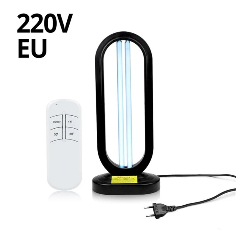 УФ лампа дезинфектор 50 Вт, 220V EU, черный
