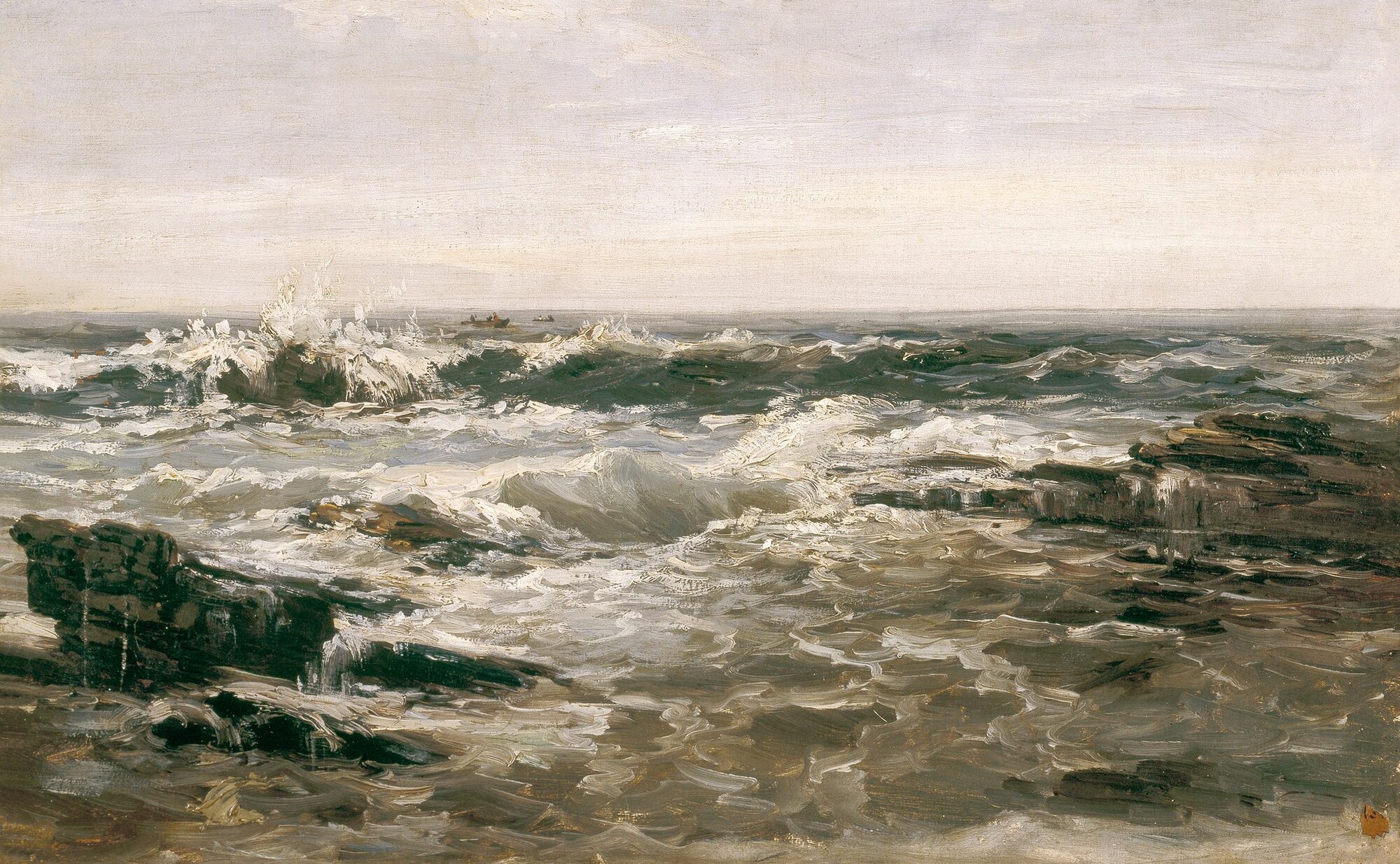 Картина Карлоса де Хаеса Серфинг 80х49 см