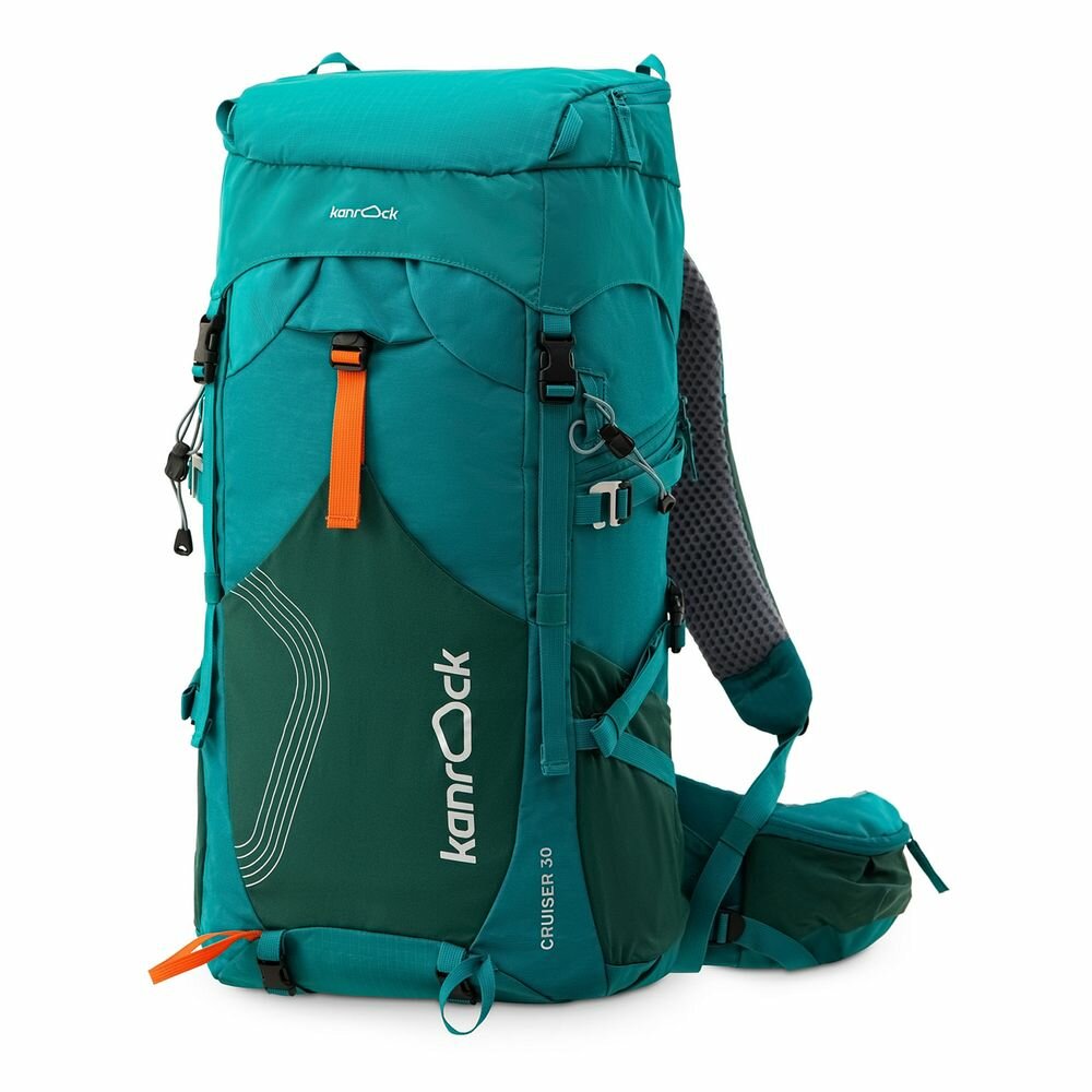 Рюкзак туристический Kanrock Cruiser 30 Sea Green с накидкой от дождя