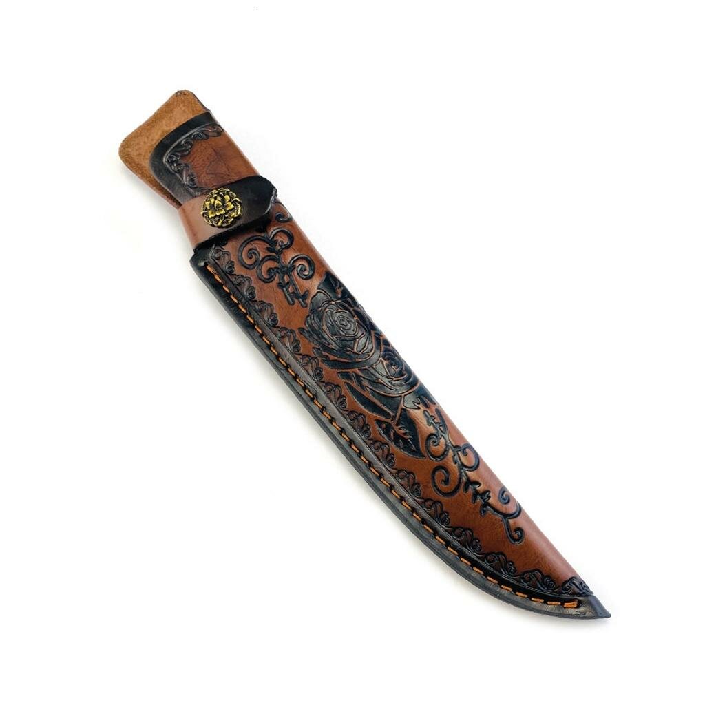 Кожаный футляр для резки с зажимом