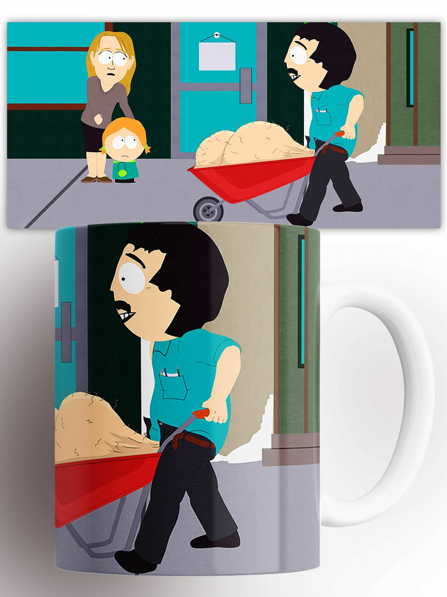 Кружка Южный Парк Рэнди Марш South Park The Stick of Truth на подарок с принтом 330 мл