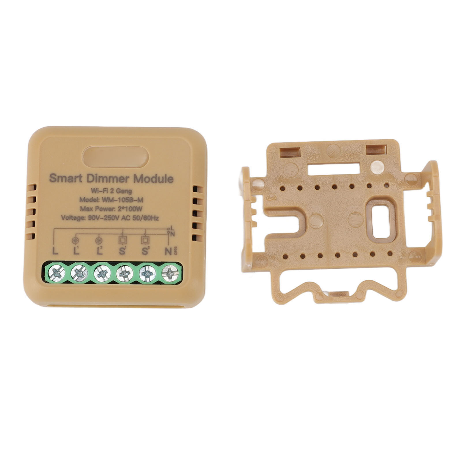 Смарт-модуль диммера Wi-Fi, 2-стороннее беспроводное приложение, пульт дистанционного управления, голосовое управление, таймер, релейный модуль переключателя света для Tuya AC 90–250 В