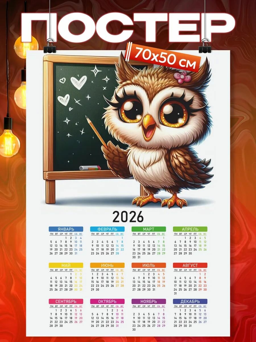 Календарь плакат 2026