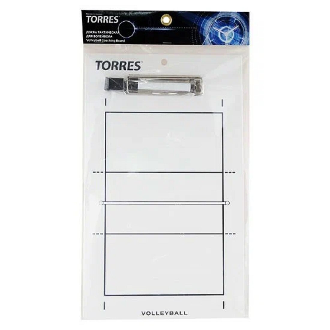 Тактическая доска для волейбола Torres Tr1001v (дл. 40 см, шир. 24 см)