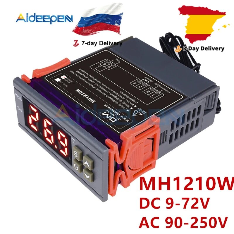 Терморегулятор Aideepen MH1210W для инкубатора