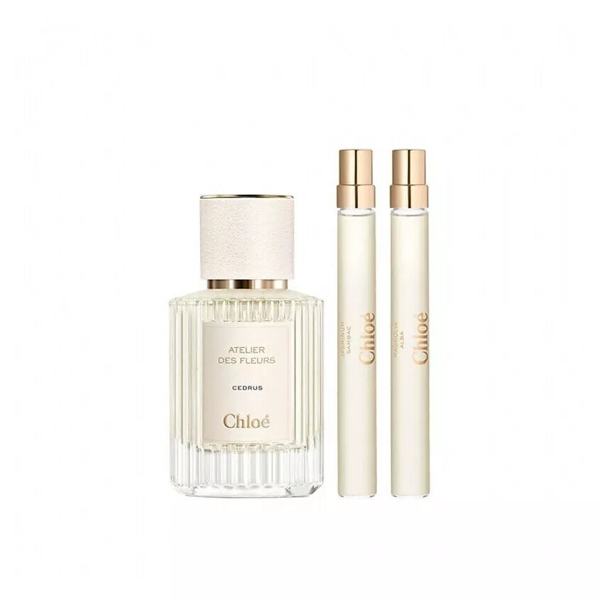 Chloe Atelier Des Fleurs Cedrus Set 50 мл + Magnolia Alba 10 мл + Jasminum Sambac 10 мл, Парфюмерный набор унисекс