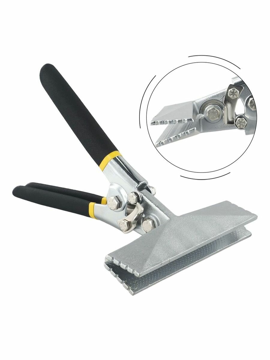 Плоскогубцы для гибки листового металла с прямой/локтевой ручкой, ручной закаточный станок, обжимной инструмент