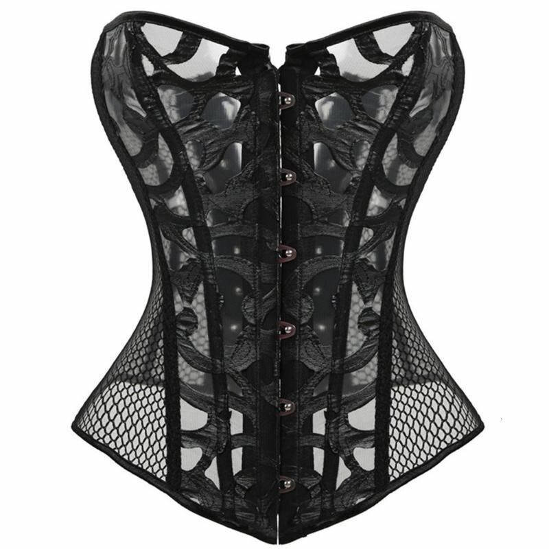 Корсет-бюстье без бретелей, Черный - M