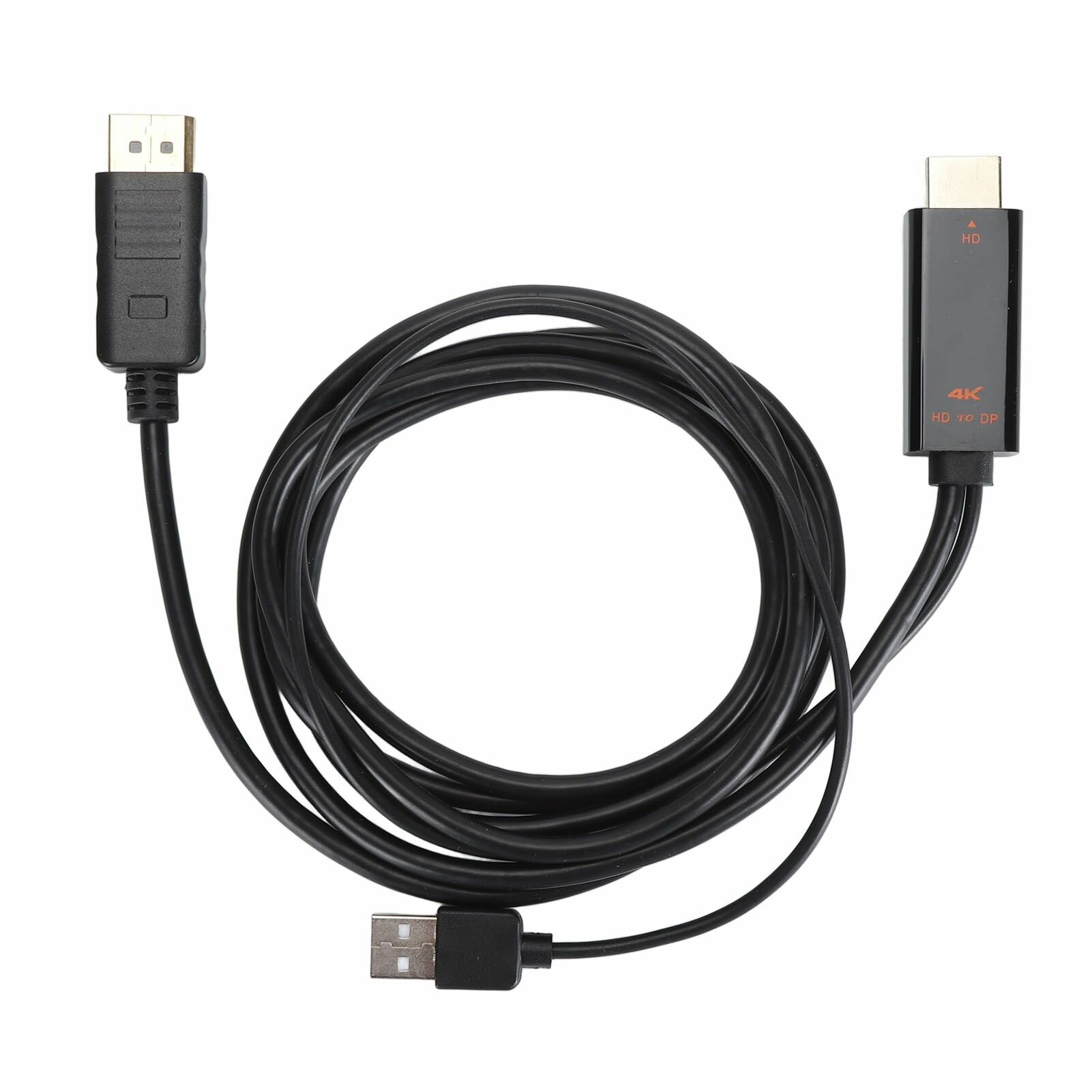 Адаптер HDMI to DisplayPort, 4K, Plug and Play, кабель 1.8 м (5.9 футов)