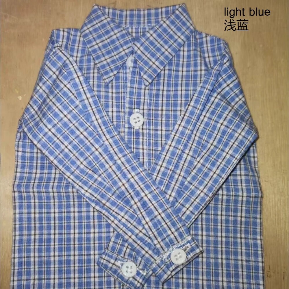 Рубашка для куклы 1/4, 45 см, light blue